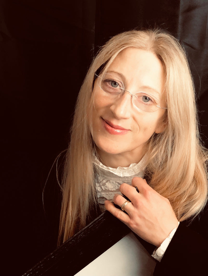 Aurora V - Mini Painting on Easel Stand – Claire Valentine Artist